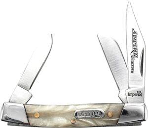 imperial imp19prt small trapper stainless steel folding pocket knife for outdoor, outdoor survival and edc