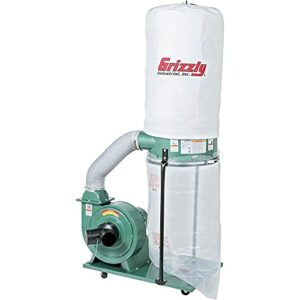 grizzly industrial g1028z2-1-1/2 hp portable dust collector