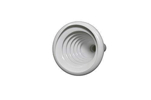 Master Plunger MPS4-4 Sink & Drain Plunger for Kitchen Sinks, Bathroom Sinks, Showers, and Bathtubs. Small and Strong Design with Large Bellows Commercial & Residential Use, White