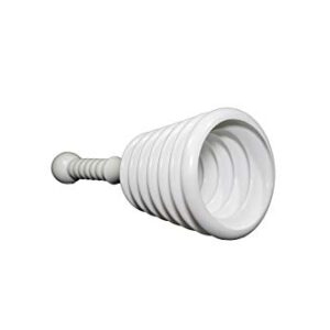 Master Plunger MPS4-4 Sink & Drain Plunger for Kitchen Sinks, Bathroom Sinks, Showers, and Bathtubs. Small and Strong Design with Large Bellows Commercial & Residential Use, White