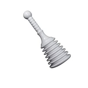 Master Plunger MPS4-4 Sink & Drain Plunger for Kitchen Sinks, Bathroom Sinks, Showers, and Bathtubs. Small and Strong Design with Large Bellows Commercial & Residential Use, White