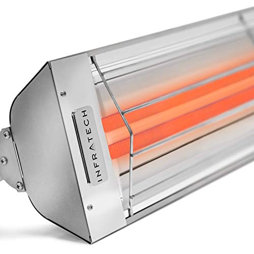 Infratech WD-Series Dual Element Stainless Steel 61.25" 6000 Watt Electric Outdoor Heaters