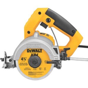 dewalt wet tile saw, masonry, 4-3/8-inch (dwc860w)