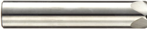 Niagara Cutter 17005449 Carbide Square Nose End Mill, Inch, Uncoated (Bright) Finish, Roughing and Finishing Cut, 30 Degree Helix, 4 Flutes, 2' Overall Length, 0.250' Cutting Diameter, 0.250' Shank Diameter