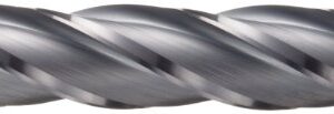 Niagara Cutter - C430-0.156-F2-S.0-Z4 N85681 Carbide Square Nose End Mill, Inch, TiAlN Finish, Roughing and Finishing Cut, 30 Degree Helix, 4 Flutes, 2" Overall Length, 0.156" Cutting Diameter, 0.188" Shank Diameter