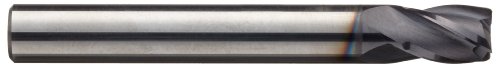 Niagara Cutter - C430M-030-D4-S.0-Z4 N46420 Carbide Square Nose End Mill, Metric, AlTiN Finish, Roughing and Finishing Cut, 30 Degree Helix, 4 Flutes, 39mm Overall Length, 3mm Cutting Diameter, 3.000mm Shank Diameter