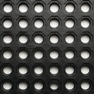 Notrax T32 UltraMat® Lightweight Modular Anti-Fatigue Drainage Mat, 3' X 3' Black