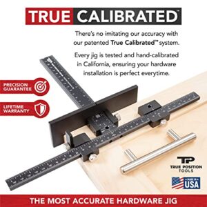 True Position Tools The Original Cabinet Hardware Jig - Made in USA - Most Accurate Tool for Knobs and Pulls - Hand Calibrated