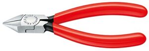 knipex 76 81 125 ean électromécanicien black plastic atramentisée 125 side cutters 125 mm