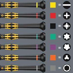 Wera 05030100001 Kraftform ESD 1578 A Slotted Precision Micro Screwdriver, 1.2mm Head, 40mm Blade Length