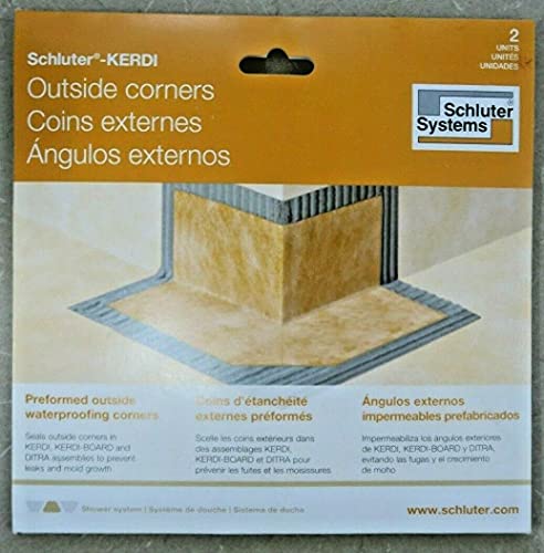 Schluter KERDI Outside Corner - 2 Units