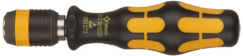 Wera 05051273001 Kraftform ESD 813 R Hexagon Bitholding Screwdriver, Non-Magnetic, 1/4" Head, 90mm Blade Length