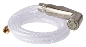 kohler genuine part gp1021724-bn kitchen faucet side spray with hose, white