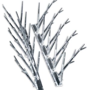 Bird-X Plastic Polycarbonate Bird Spikes, Covers 50 feet