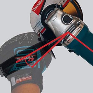 Makita GA4530X 4-1/2-Inch Angle Grinder with Grinding Wheels , Blue