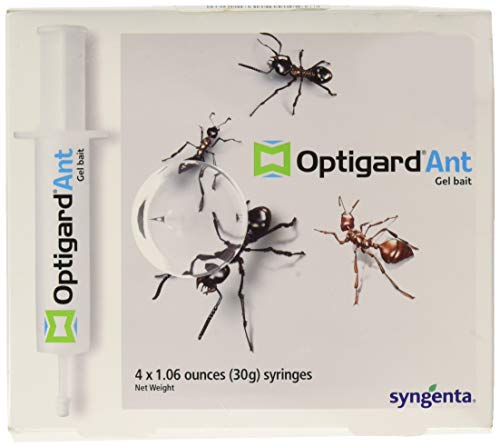 Syngenta - TRTD11568 - Optigard Ant Bait Gel Box - 4 Tubes w/ Plunger - 30g each tube, White