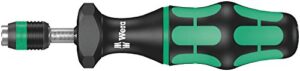 wera 05074710001 kraftform 7445 hexagon torque screwdriver, 1/4" head, 2.5-11.5"/lbs variable torque adjustment range