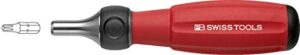 pb swiss tools twister - ratcheting screwdriver for 1/4" precisionbits with 30mm blade