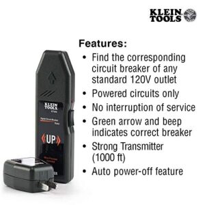 Klein Tools ET300 Circuit Breaker Finder, Finds Electrical Circuit Breaker of 120V Standard Electrical Outlet