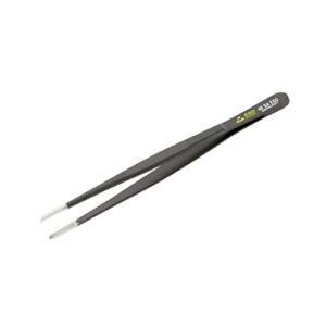 wiha 44520 tweezers, esd safe, universal blunt tip serrated