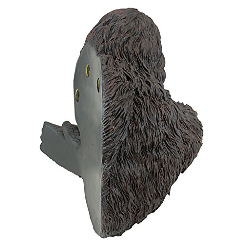 Design Toscano DB583078 Bigfoot The Bashful Yeti Indoor/Outdoor Garden Tree Sculpture, 15 Inches Wide, 12 Inches Deep, 15 Inches High, Handcast Polyresin, Full Color Finish