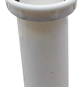 Plumb Pak PP15-6W Sink Strainer Tailpiece with, 1-1/2 in Dia X 6 in L, Threaded, Plastic