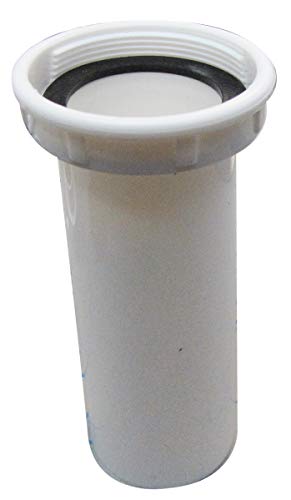 Plumb Pak PP15-6W Sink Strainer Tailpiece with, 1-1/2 in Dia X 6 in L, Threaded, Plastic