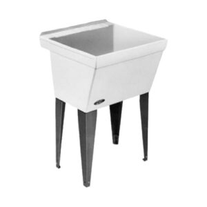 mustee fba_17f utilatub laundry tub floor, white