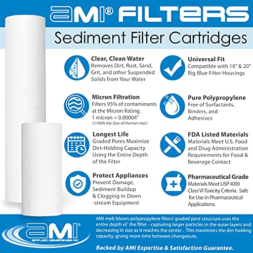 5 Micron Sediment Filter | Fits 10"