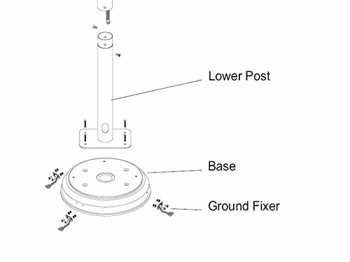 Hiland NG-WSS Tall Natural Gas Patio Heater, 41,000 BTU, 33" Heat Shield, Built In Ground Fixtures, Stainless Steel, Silver