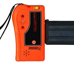 Johnson Level & Tool 40-6705 One-Sided Laser Detector w/Clamp for Red Beam Rotating Lasers, 4.50 "x 2.50 ", Red Beam, 1 Laser Detector