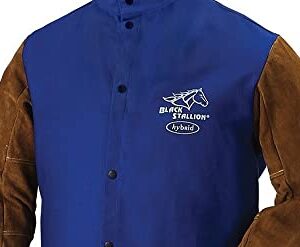 Revco FRB9-30C/BS-XL 9oz FR Cotton & Cowhide Hybrid Welding Jacket, XL