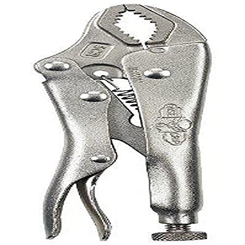 IRWIN Tools VISE-GRIP Locking Pliers, Original, Curved Jaw, 5-inch (4935579),Silver Metallic