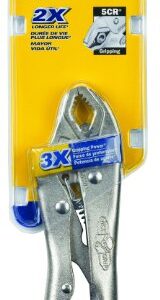 IRWIN Tools VISE-GRIP Locking Pliers, Original, Curved Jaw, 5-inch (4935579),Silver Metallic