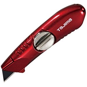 tajima utility knife - vr-series box cutter with fixed blade & 3 v-rex blades - vr-101r