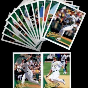 2010 Topps Baseball Cards Complete TEAM SET: Oakland Athletics (Series 1 & 2) 28 Cards including Dallas Braden, Pennington, Chavez, Hairston, Kilby, Bailey, Crosby, Suzuki & more!