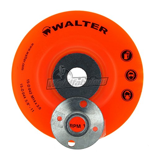 Walter Surface Technologies 15D044 Backing Pad Assembly. Abrasive Wheel Pads