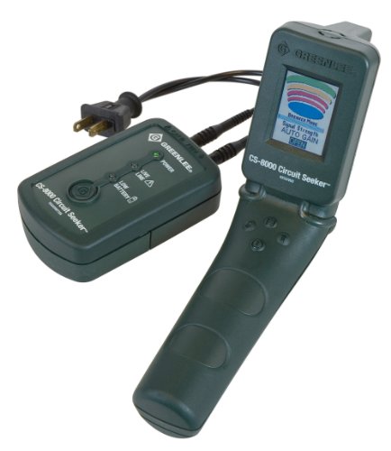 Greenlee CS-8000 Circuit Seeker for Circuit Tracing with Full-Color Graphical LCD Display