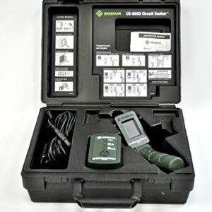 Greenlee CS-8000 Circuit Seeker for Circuit Tracing with Full-Color Graphical LCD Display