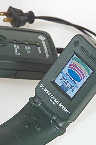 Greenlee CS-8000 Circuit Seeker for Circuit Tracing with Full-Color Graphical LCD Display