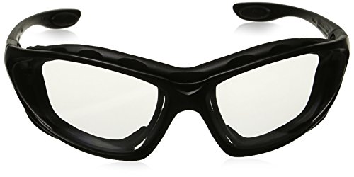 Uvex S0600X Seismic Safety Eyewear, Black Frame, Clear Uvextra Anti-Fog Lens/Headband