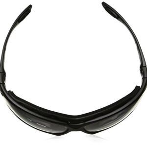 Uvex S0600X Seismic Safety Eyewear, Black Frame, Clear Uvextra Anti-Fog Lens/Headband