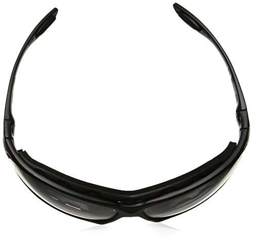 Uvex S0600X Seismic Safety Eyewear, Black Frame, Clear Uvextra Anti-Fog Lens/Headband