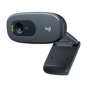 logitech hd webcam c270, 720p widescreen video calling & recording (960-000694), 3.15 lb