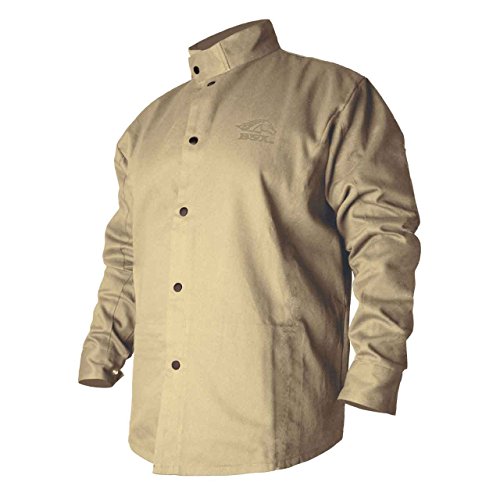 Revco BSX BXTN9C Khaki Fire Resistant Cotton Welding Jacket, 2XL