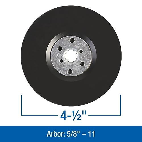 Mercer Industries 325045-4-1/2" x 5/8"-11 Standard Backing Pad for Fibre Discs