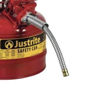 Justrite 11078 5/8" Diameter x 9" Long Flex Hoses for Type II Safety Can