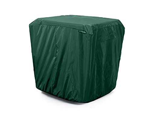 Covermates Air Conditioner Cover - Light Weight Material, Weather Resistant, Elastic Hem, AC & Equipment-Green