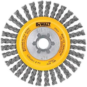 dewalt dw49201 5-inch by 5/8-inch-11 hp .020 carbon stringer wire wheel