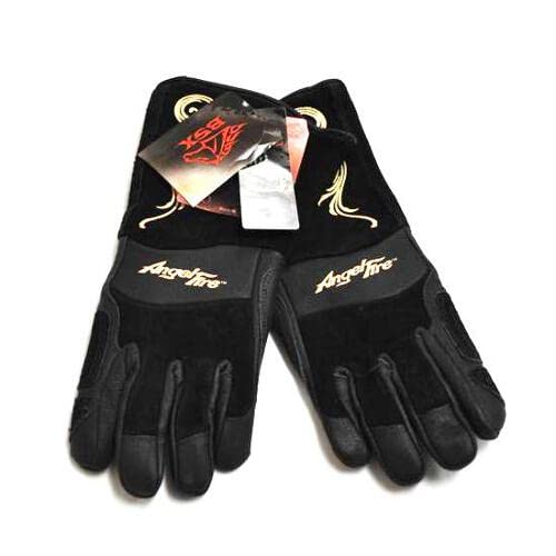 Black Stallion BSX LS50 Woman's AngelFire Premium Pigskin Welding Gloves - Medium